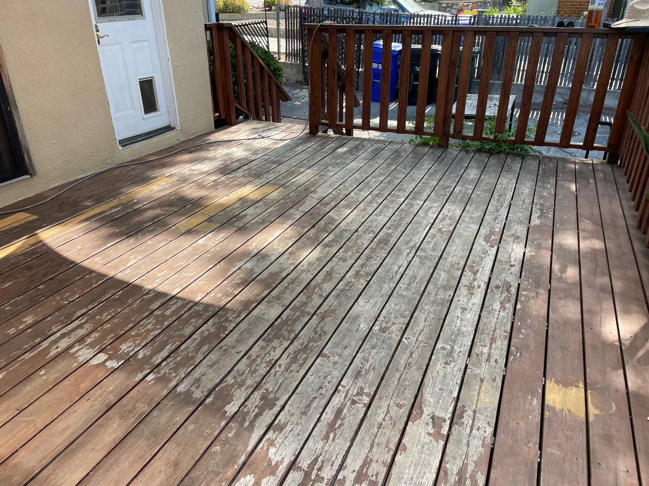 Revitalizing Summer Terrace with New Wooden Flooring - VYV Services