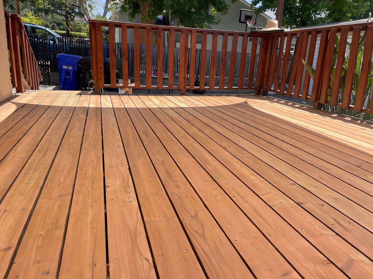 Revitalizing Summer Terrace with New Wooden Flooring - VYV Services